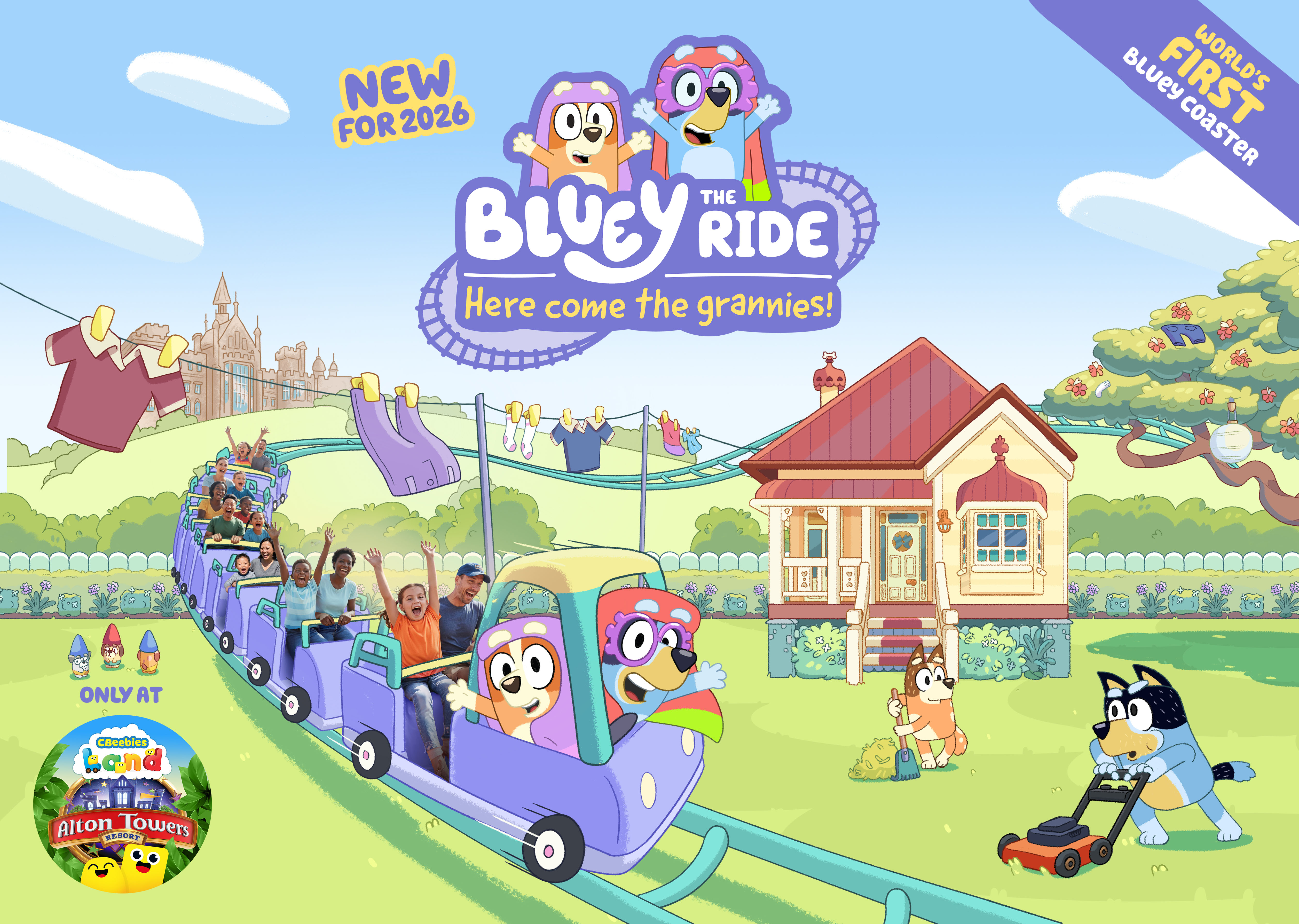 Alton Towers Resort reveal name and details of new for 2026 Bluey ...